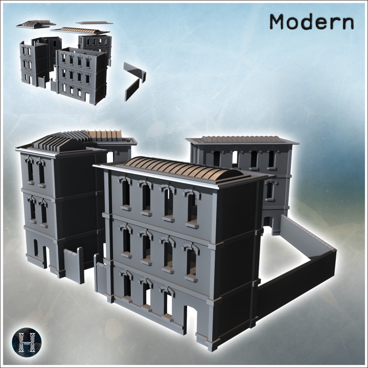 3D Printable Modern city pack No. 10 - Modern WW2 WW1 World War Diaroma ...