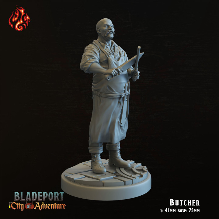 3D Printable Butcher by Crippled God Foundry