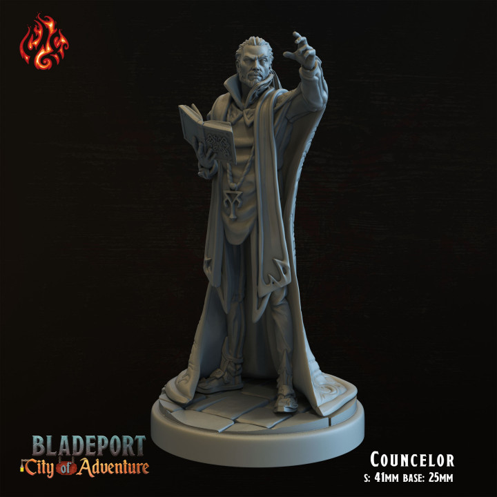 3D Printable Councelor by Crippled God Foundry
