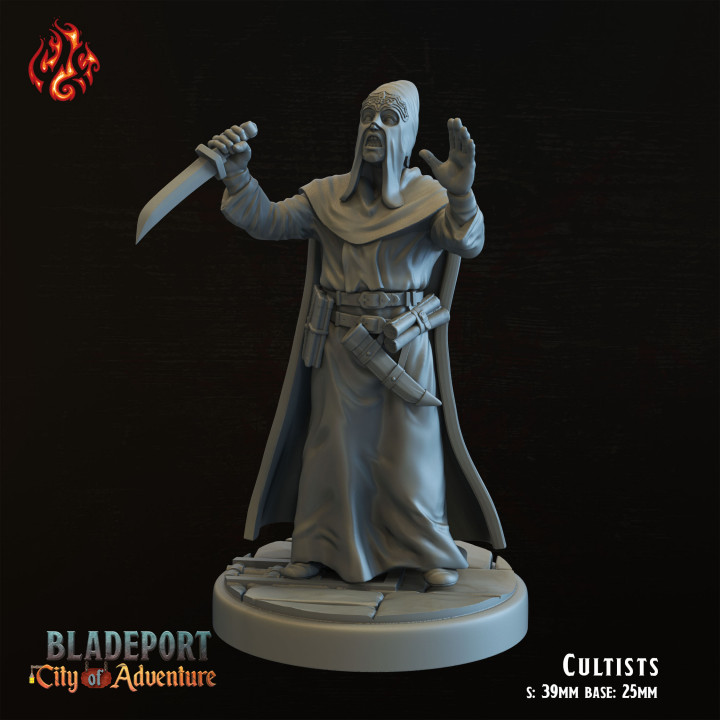 3D Printable Cultists by Crippled God Foundry