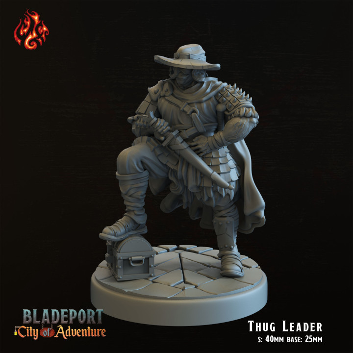 3D Printable Thug Leader by Crippled God Foundry
