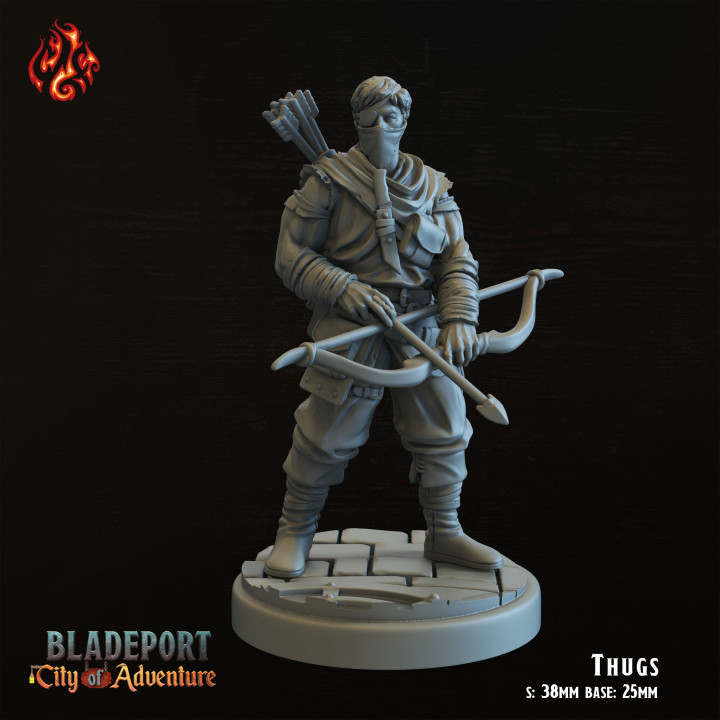 3D Printable Thugs by Crippled God Foundry