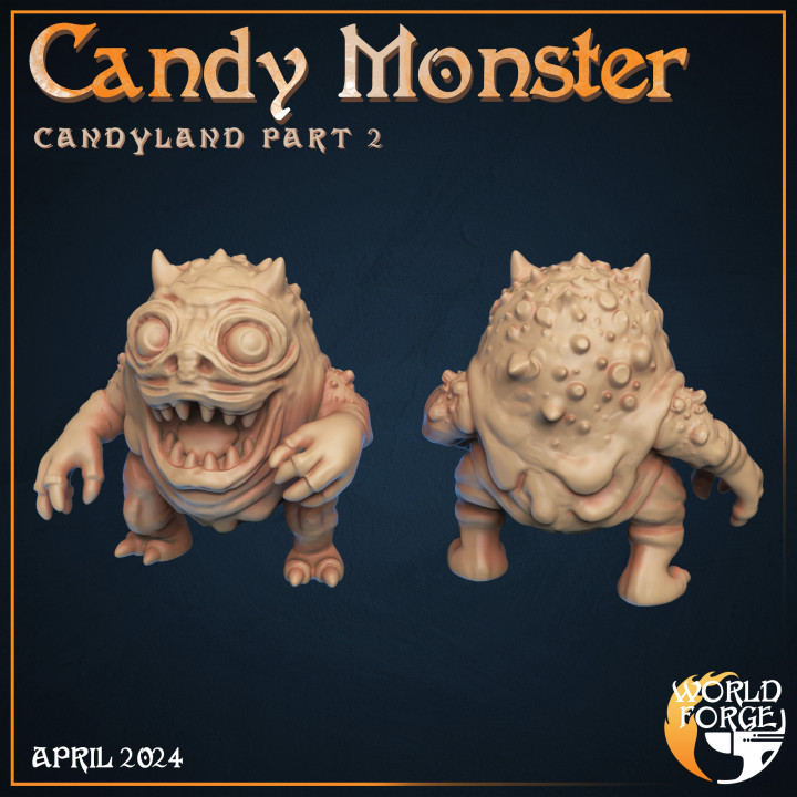3D Printable Candy Creatures by World Forge Miniatures