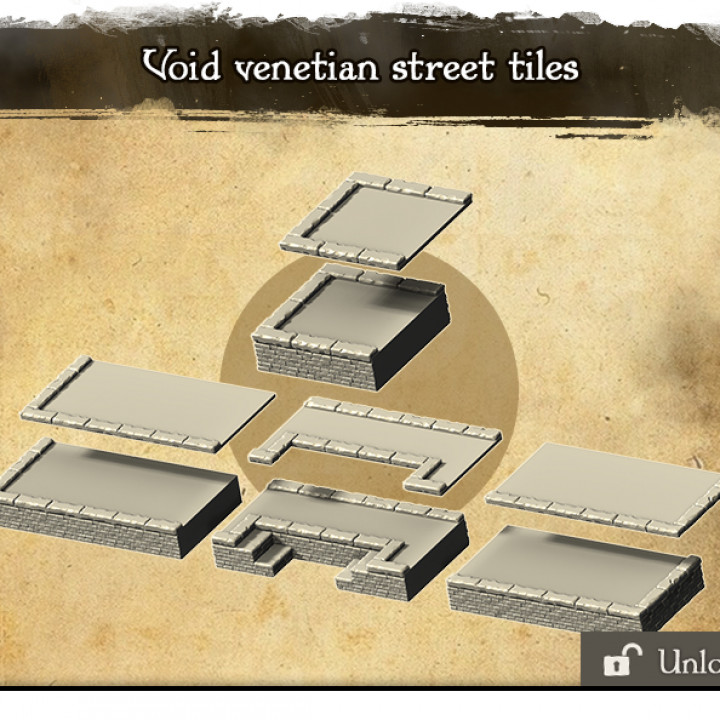 3D Printable Serenissima Vol.2 - VOID Masegni set by Korhyl Miniatures