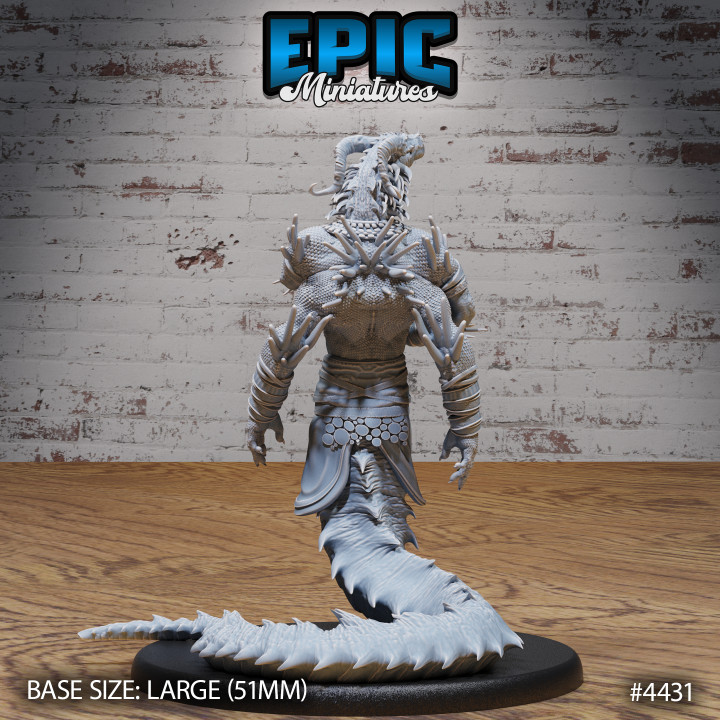 3D Printable Naga Sorcerer Set / Ancient Asian Serpent / Majestic ...