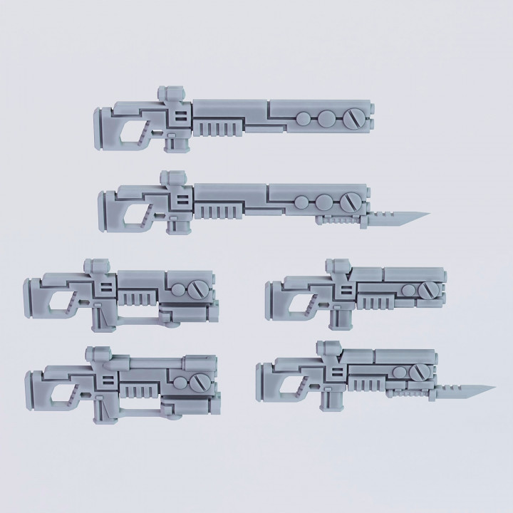 3D Printable Infantry Weapon Bundle | Greater Good by Markus Köthe