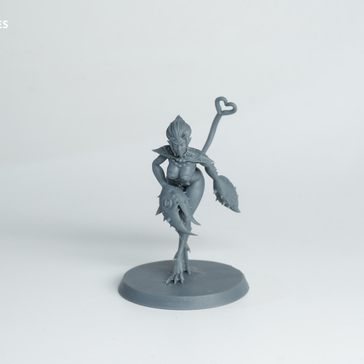 3D Printable Demons of Excess - Demonettes - Vol2 - Pose 4 by PSMiniatures