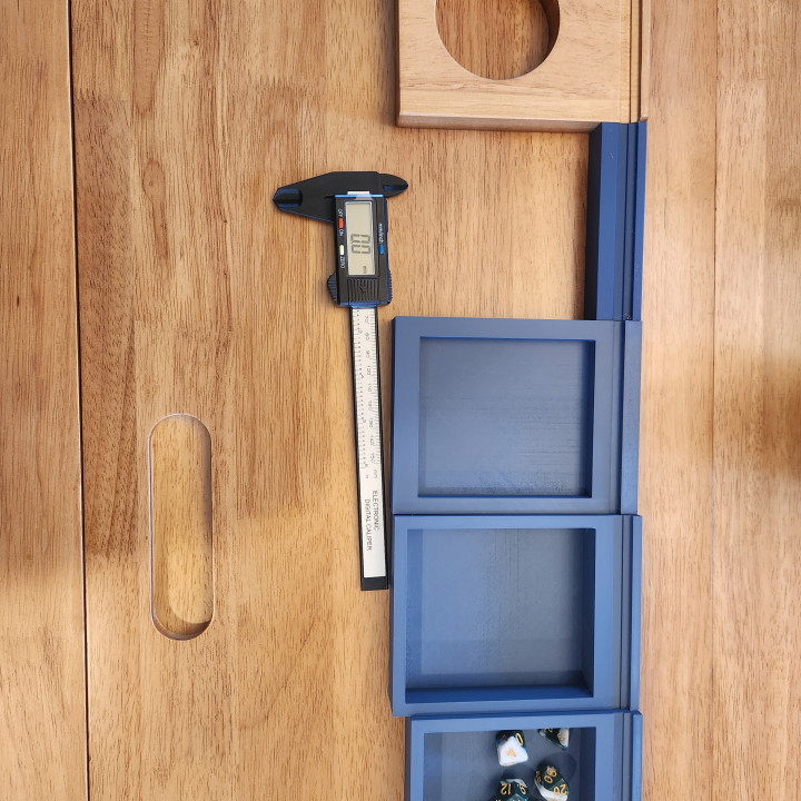 3D Printable Brimhart Board Game Table Dice Holder by CompanyCo