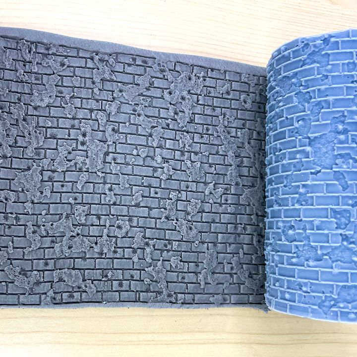 3D Printable Print 'N' Roll: Fallout: Ruined Republic (Texture Roller ...