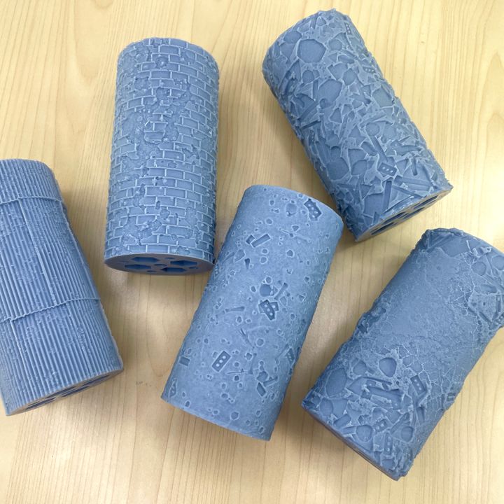 3D Printable Print 'N' Roll: Fallout: Ruined Republic (Texture Roller ...