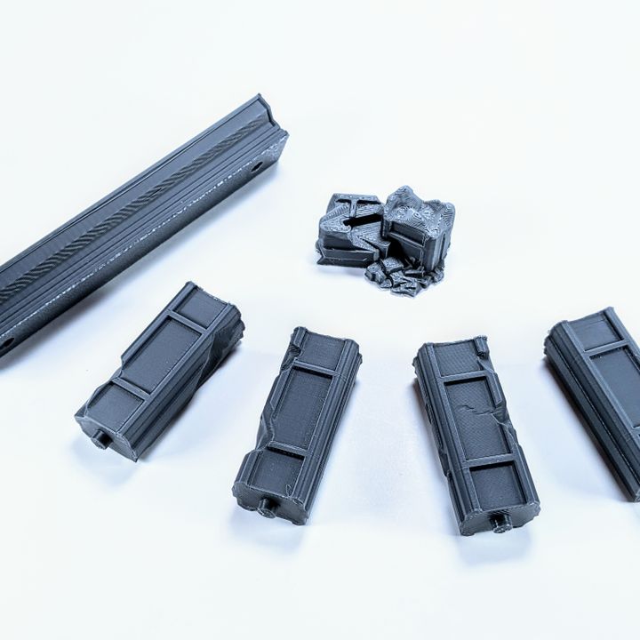 3D Printable Print 'N' Roll: Fallout: Ruined Republic (Texture Roller ...