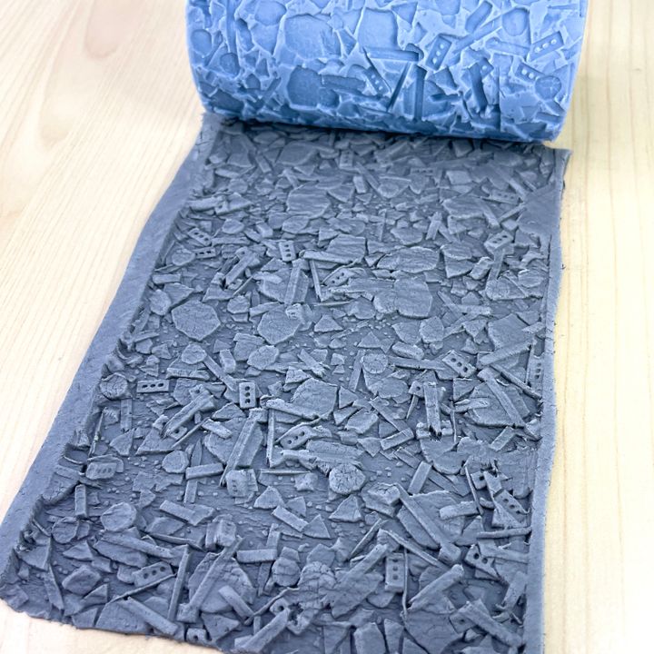 3D Printable Print 'N' Roll: Fallout: Ruined Republic (Texture Roller ...