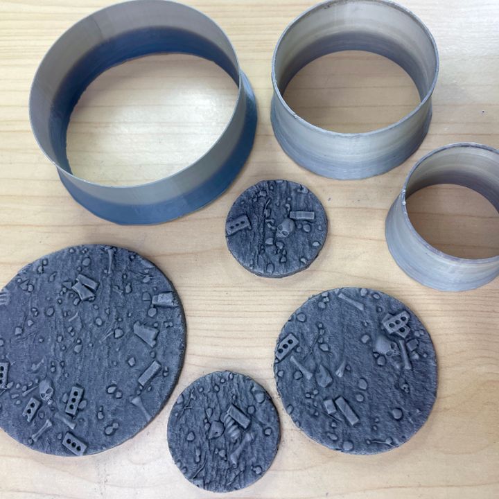 3D Printable Print 'N' Roll: Fallout: Ruined Republic (Texture Roller ...