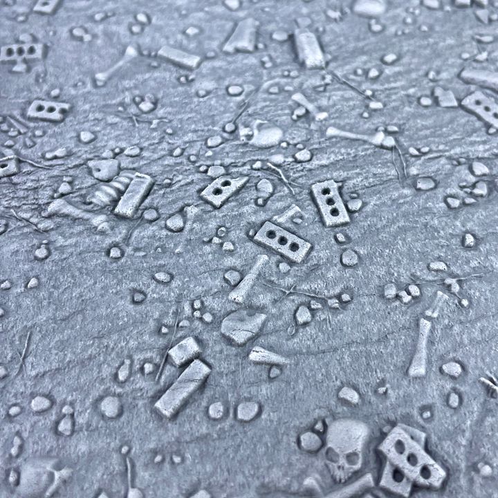 3D Printable Print 'N' Roll: Fallout: Ruined Republic (Texture Roller ...