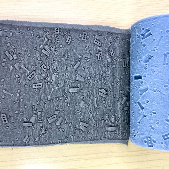 3D Printable Print 'N' Roll: Fallout: Ruined Republic (Texture Roller ...