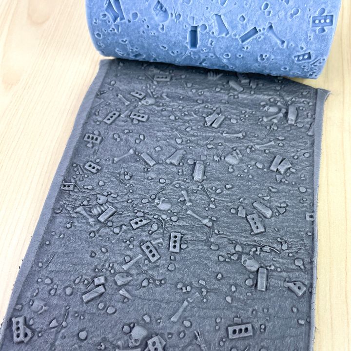 3D Printable Print 'N' Roll: Fallout: Ruined Republic (Texture Roller ...