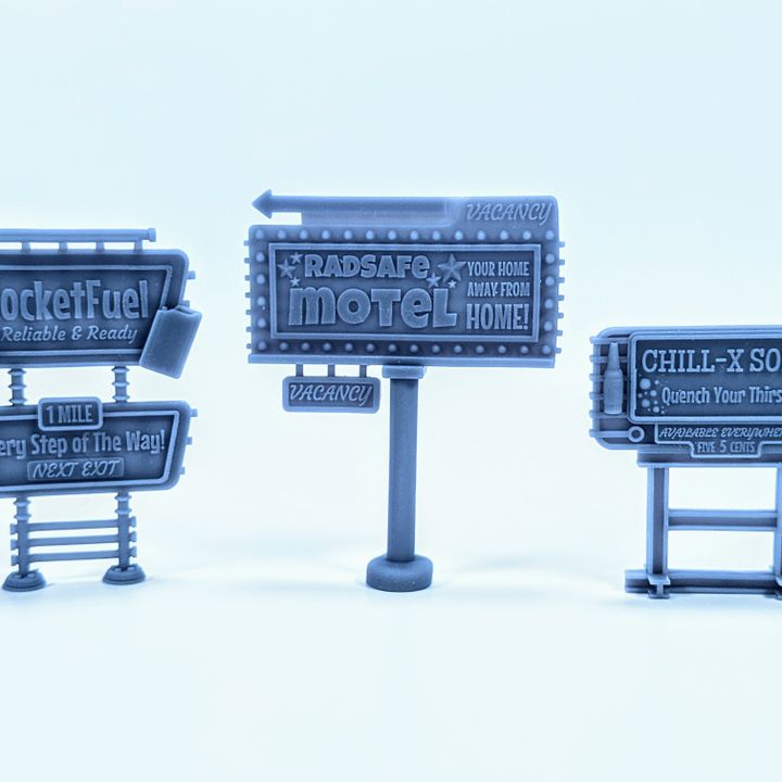 3D Printable Print 'N' Roll: Fallout: Ruined Republic (Texture Roller ...