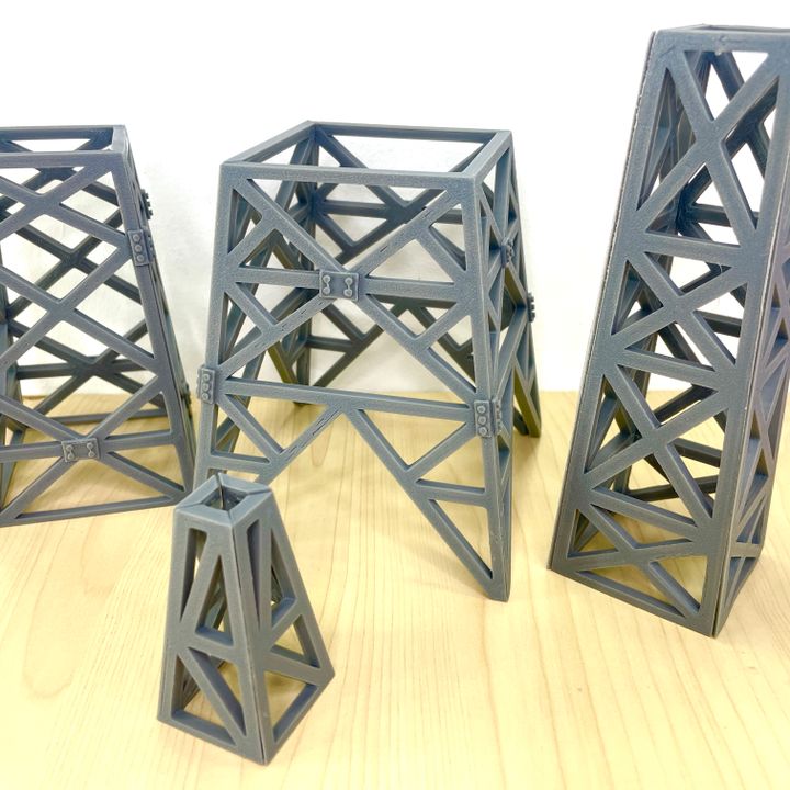 3D Printable Electrical Pylon by Custom Miniature Maker