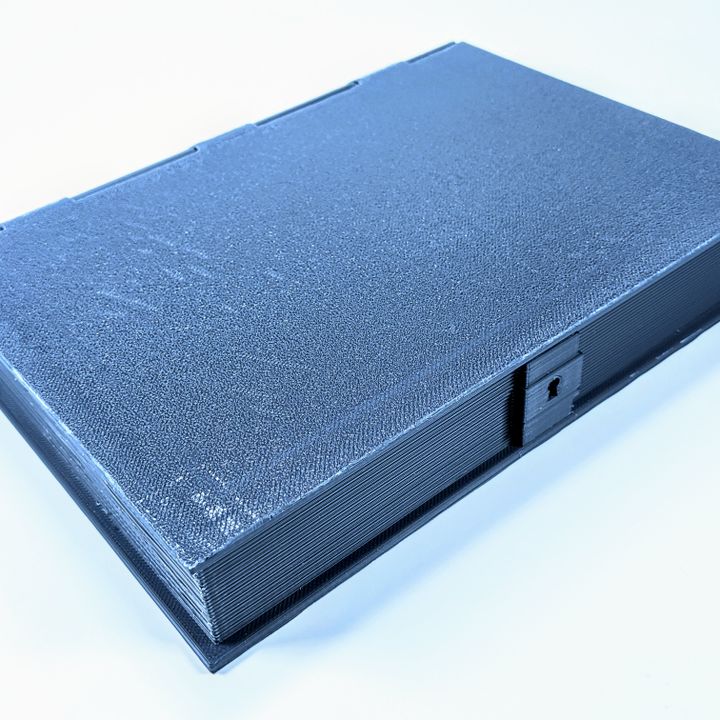 3D Printable Spell Book Stash Box by Custom Miniature Maker