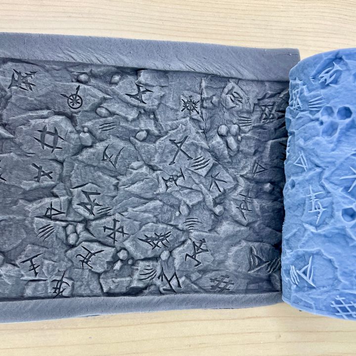 3D Printable Print 'N' Roll: Rats (Texture Roller and Terrain Set) by ...