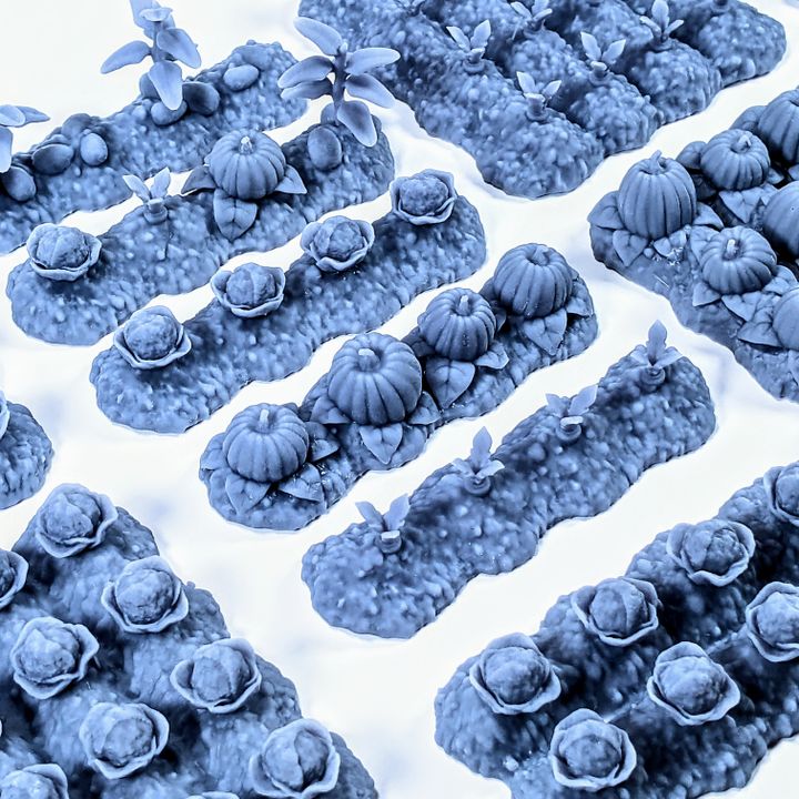 3D Printable Farmstead Crops by Custom Miniature Maker
