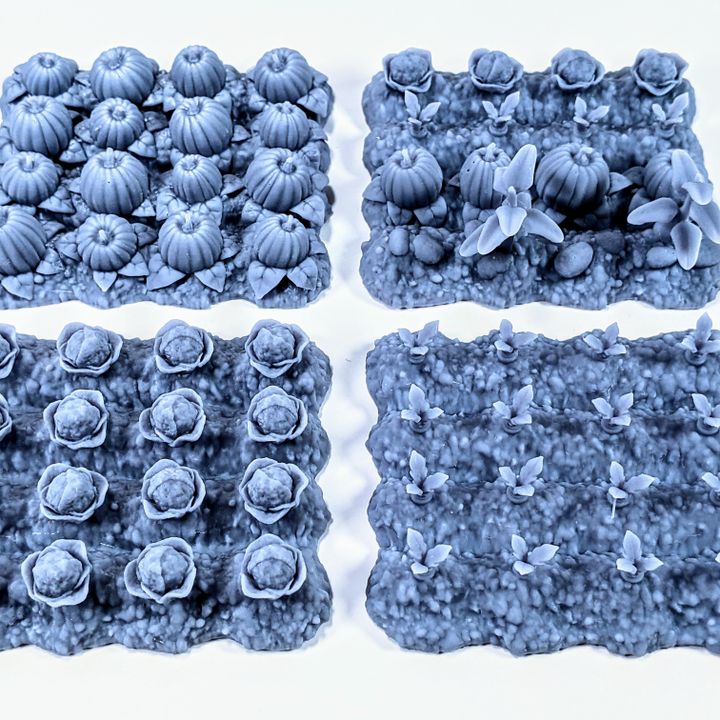 3D Printable Farmstead Crops by Custom Miniature Maker