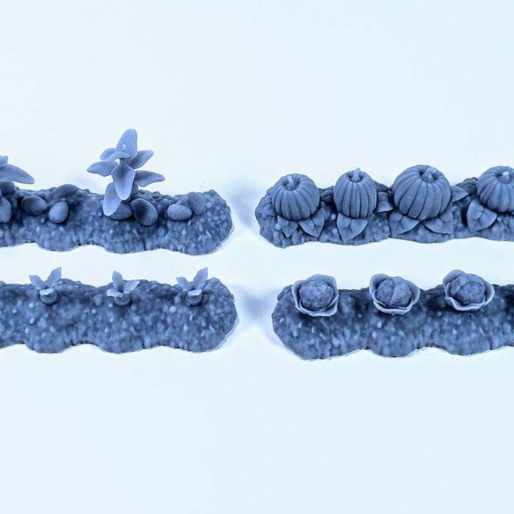 3D Printable Farmstead Crops by Custom Miniature Maker