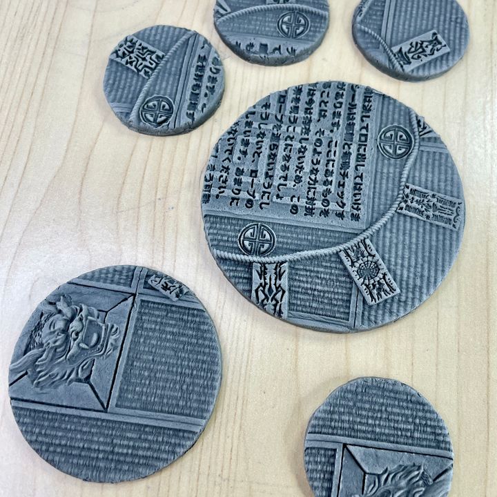 3D Printable Print 'N' Roll: Yokai Temple (Texture Roller and Terrain ...