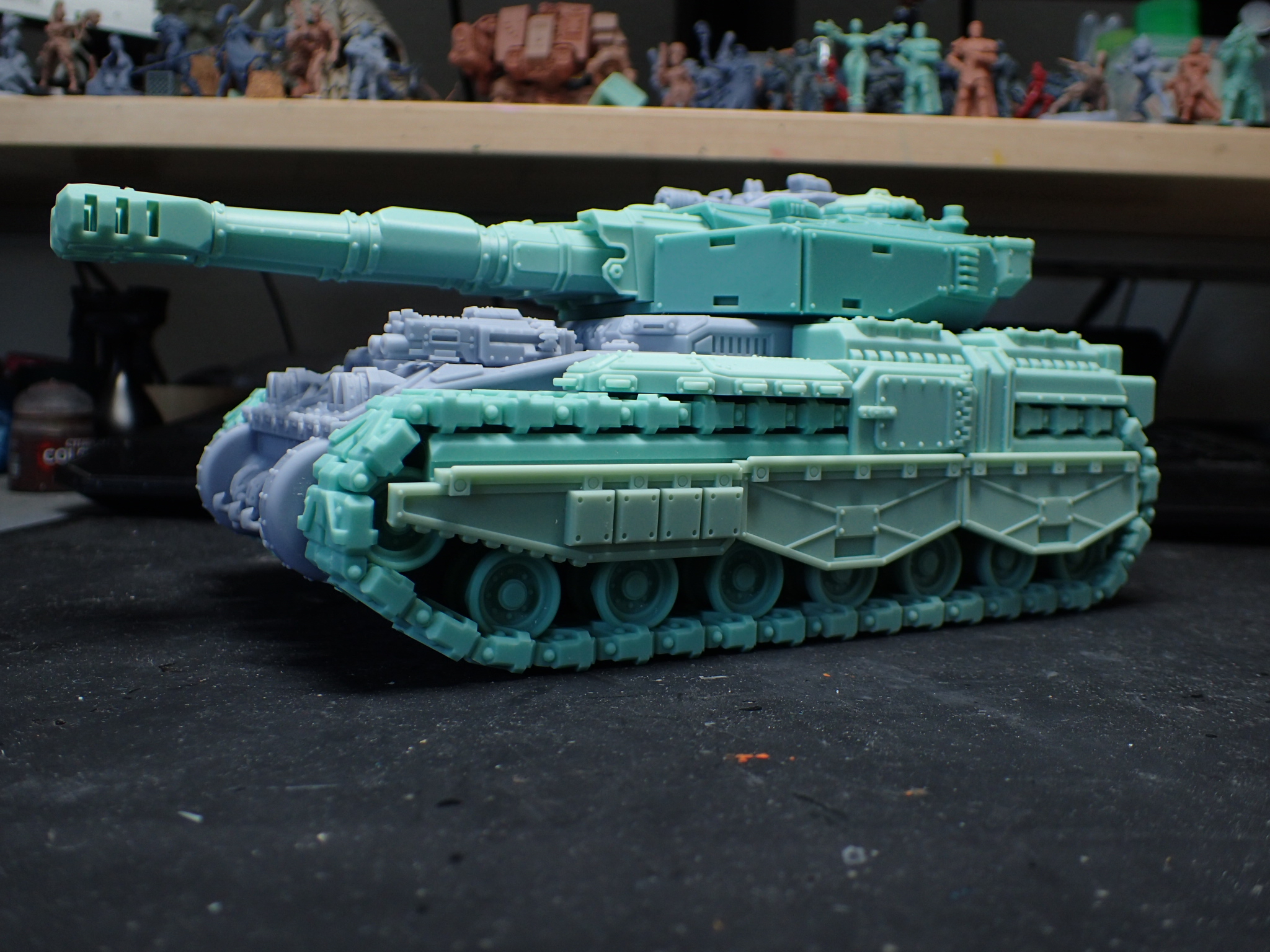3D Printable Drabant-Pattern Heavy Tank by Maelstrom Designworks
