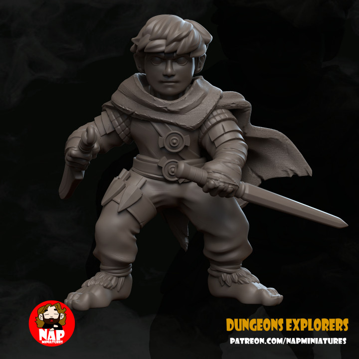 3D Printable Nap Miniatures - December Release - Dungeons Explorers by ...