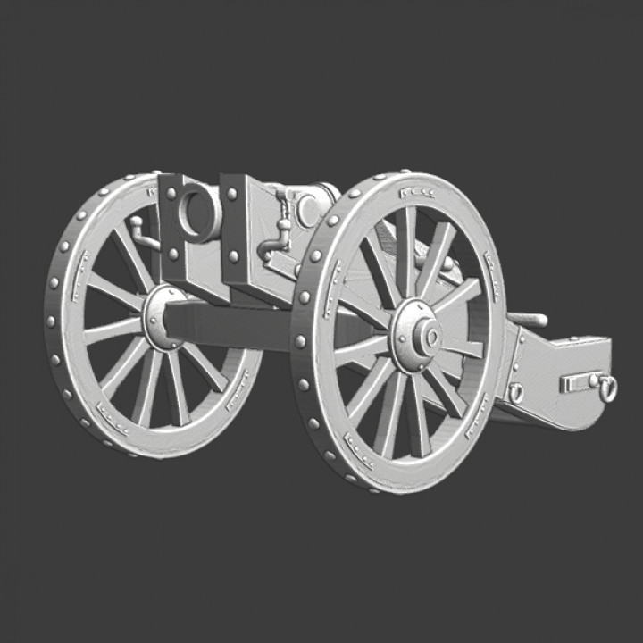 3D Printable Medieval short barreled cannon by Northern Crusades Miniatures