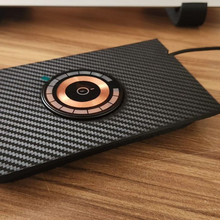 3D Printable Inductive Charger base - New Honda City by userlab