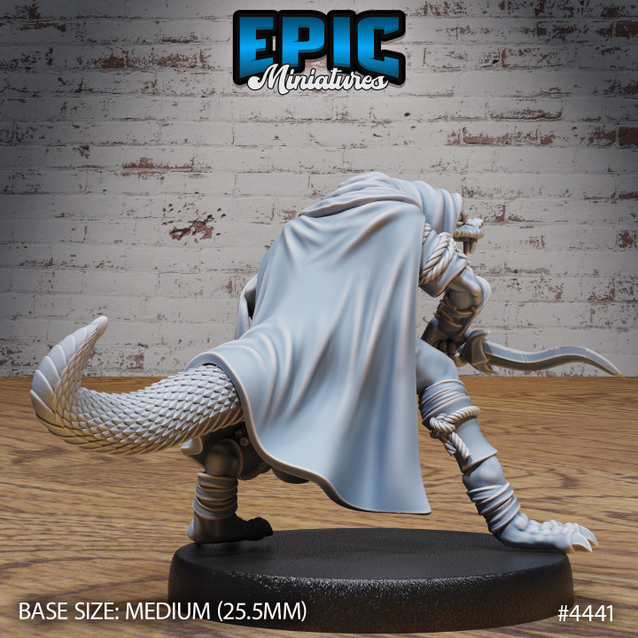 3D Printable Serpent Folk Set A / Snake Soldier / Serpentfolk Beast ...