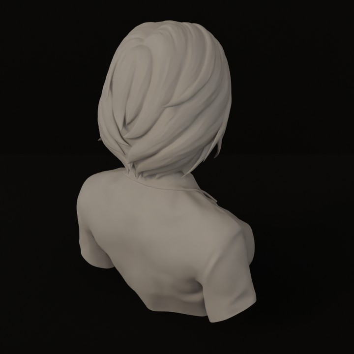 3D Printable BUST LADY 01 by Diego