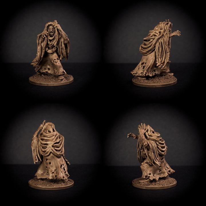 3D Printable Character Set - Deth Wizards Game by Knucklebones Miniatures