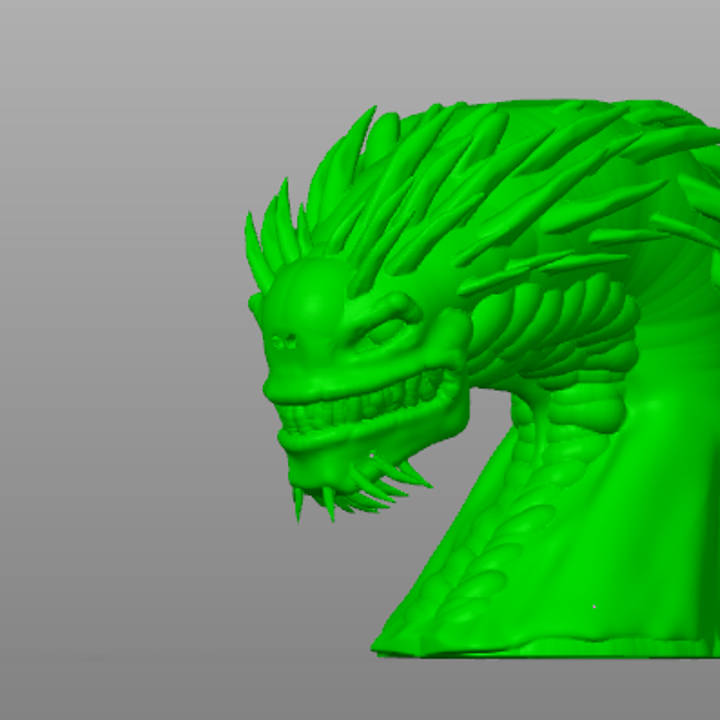 3D Printable Demon Dragon by Romata Designs