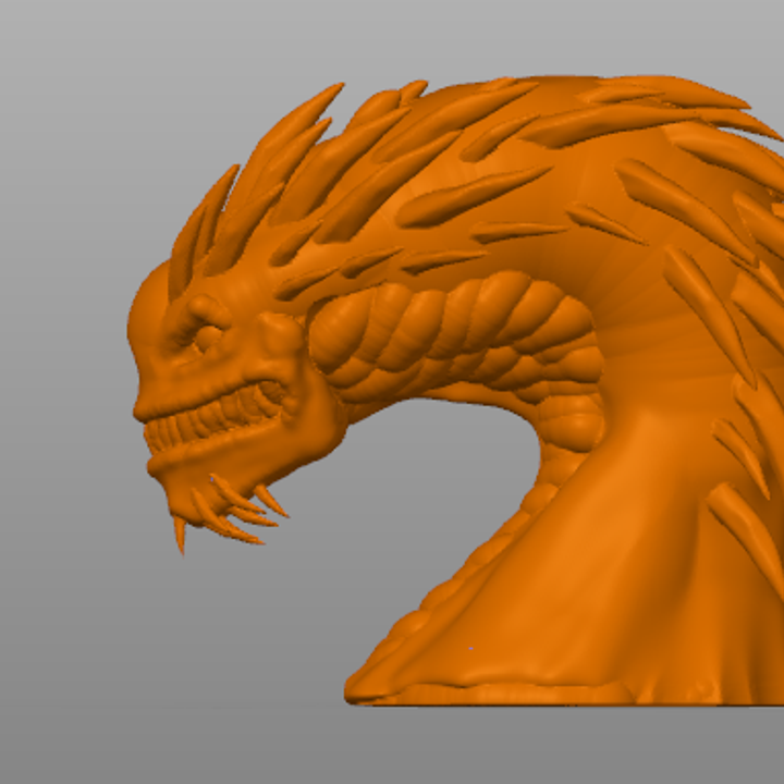3D Printable Demon Dragon by Romata Designs
