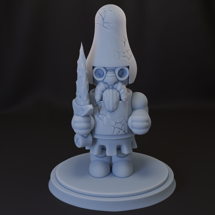 3D Printable Chess Piece Pawn Man by The Cackling Kobold Company