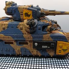3D Printable Broadsword Superheavy Tank (Presupported) by Nate Feyma