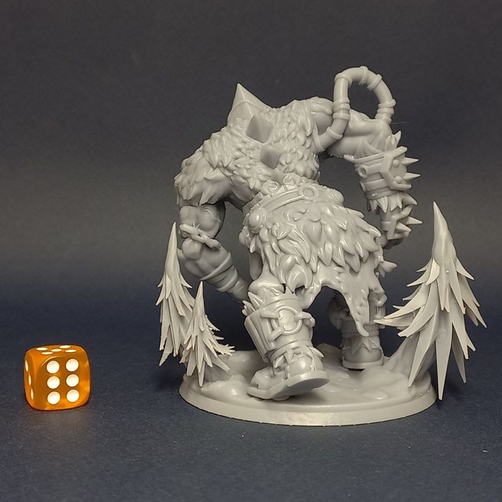 3D Printable Flesh Giant - 32mm scale pre-supported miniature by ...