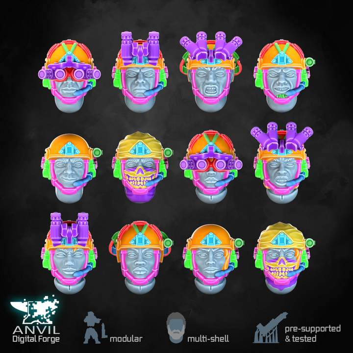 3D Printable Modern Special Forces - Modular Infantry for Skirmish ...