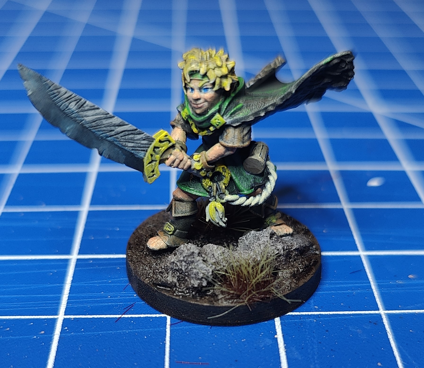 3D Printable Halfling Male Fighter - RPG Hero Character D&D 5e - Titans ...