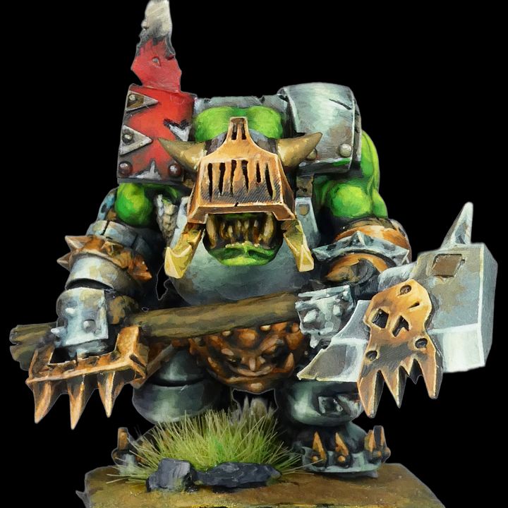 3D Print of Iron Orcs with great weapons Battle-Ready regiment (20 ...