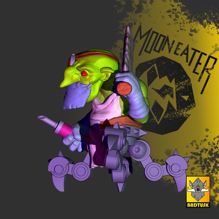 3D Printable Mooneater Dok by BADTUSK GAME