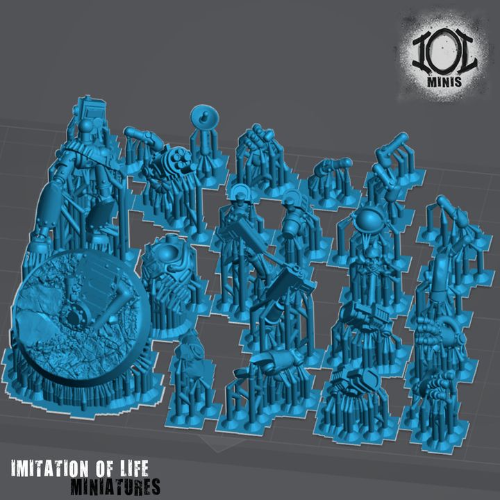 3D Printable 3T-H05 the Robot, Modular Build-a-Bot Miniature by ...