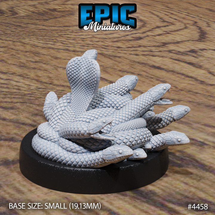 3D Printable Snake Swarm Small / Serpent Folk / Sand Dune Reptile ...