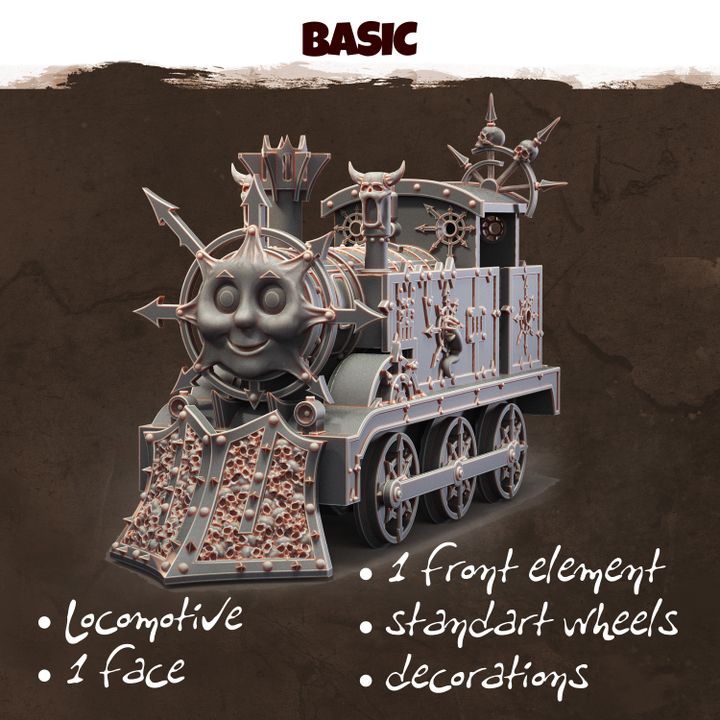 3D Printable Chaos Chugger (basic set) by 55mm