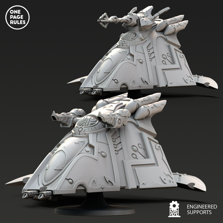 3D Printable High Elf Fleets - Release #3 by One Page Rules