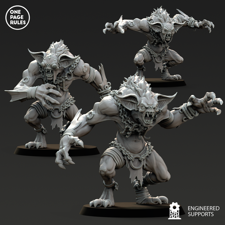3D Printable Vampiric Undead - Army Bundle #1 by One Page Rules