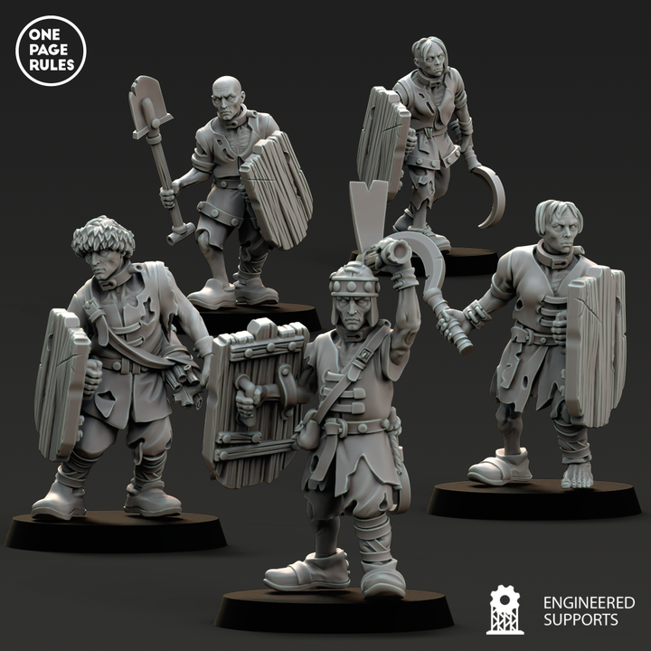 3D Printable Vampiric Undead - Army Bundle #1 by One Page Rules